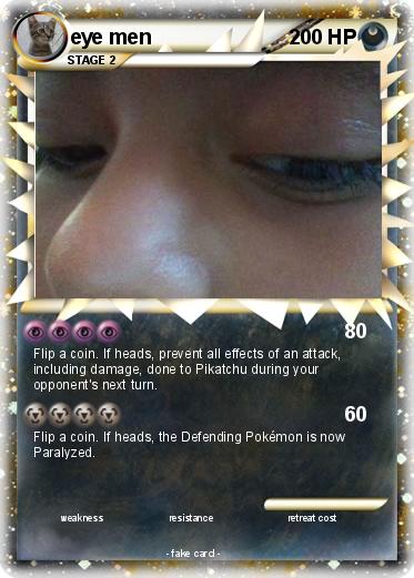 Pokémon eye men - My Pokemon Card