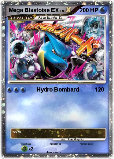 Pokémon Mega Blastoise EX 44 44 - Hydro Bombard - My Pokemon Card
