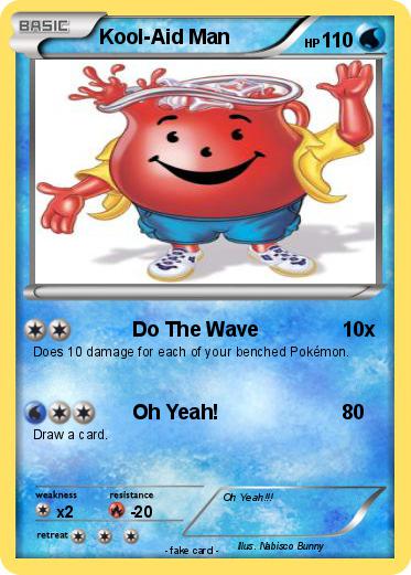 Pokémon Kool Aid Man 77 77 - Do The Wave - My Pokemon Card