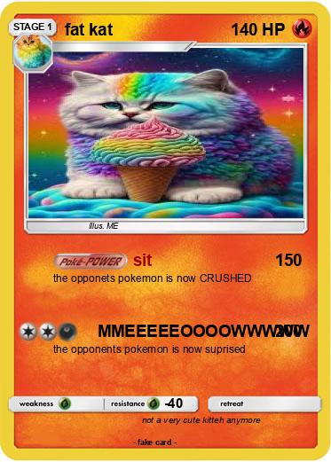 Pokémon fat kat 6 6 - sit - My Pokemon Card