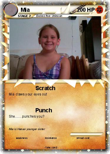 Pokémon Mia 116 116 - Scratch - My Pokemon Card