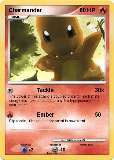 Pokémon Charmander 866 866 - Tackle - My Pokemon Card
