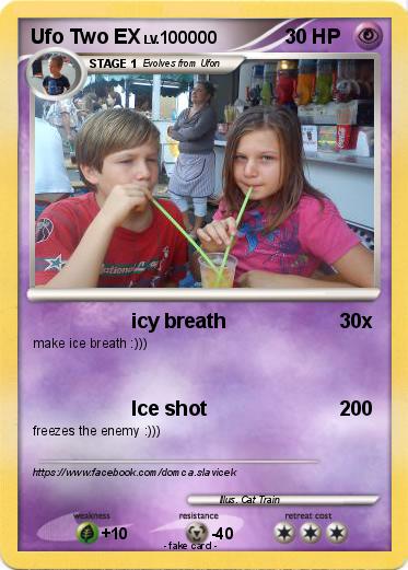 Pokémon Ufo Two EX - icy breath - My Pokemon Card
