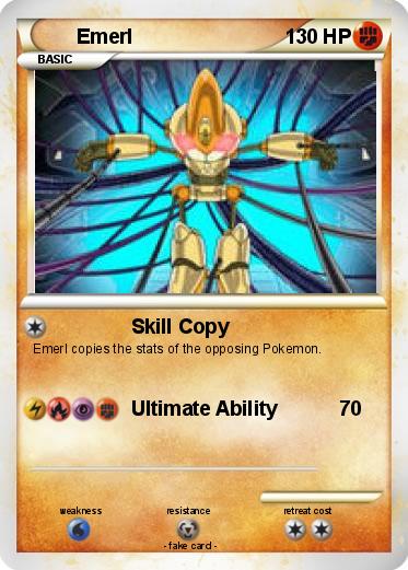 Pokémon Emerl 5 5 - Skill Copy - My Pokemon Card