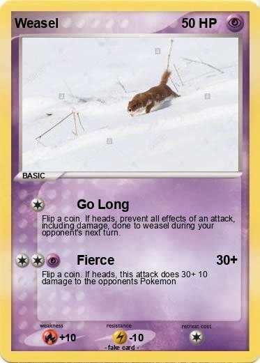 Pokémon Weasel 39 39 - Go Long - My Pokemon Card