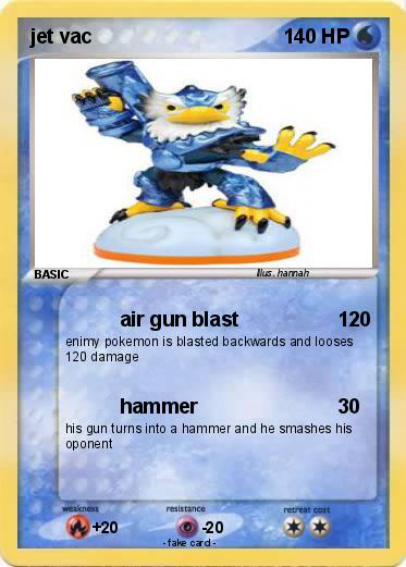 Pokémon jet vac 68 68 - air gun blast - My Pokemon Card