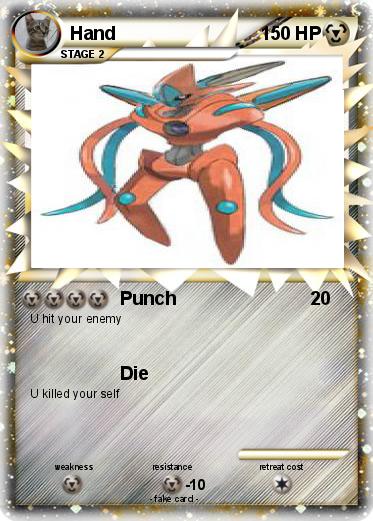 Pokémon Hand 84 84 - Punch - My Pokemon Card