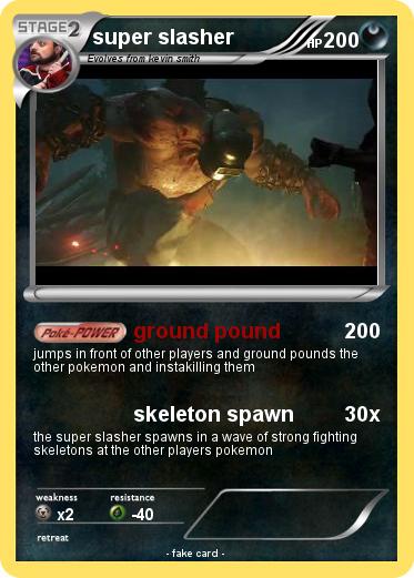Pokémon super slasher 1 1 - ground pound - My Pokemon Card