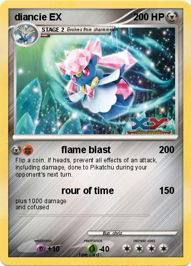 Pokémon charzard 697 697 - flame blast - My Pokemon Card