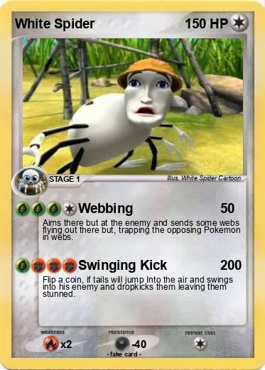 Pokémon White Spider 1 1 - Webbing - My Pokemon Card