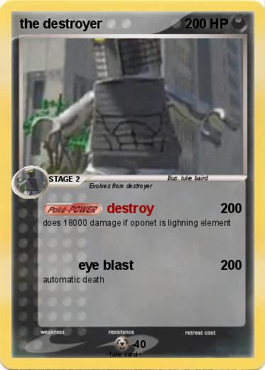 Pokémon the destroyer 90 90 - destroy - My Pokemon Card