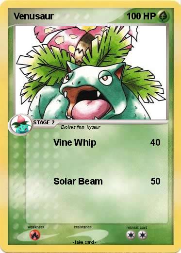 Pokémon Venusaur 311 311 - Vine Whip - My Pokemon Card