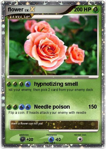 Pokémon flower 349 349 - hypnotizing smell - My Pokemon Card