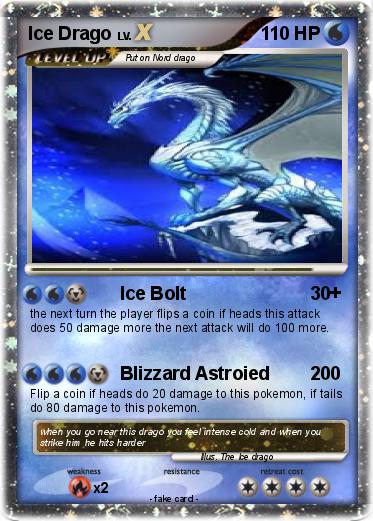 Pokémon Ice Drago 3 3 - Ice Bolt - My Pokemon Card