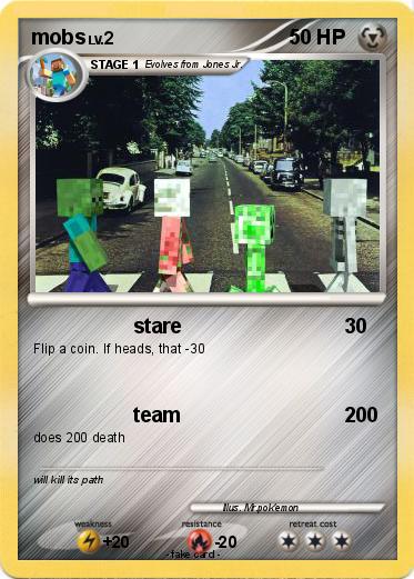 Pokémon mobs 18 18 - stare - My Pokemon Card