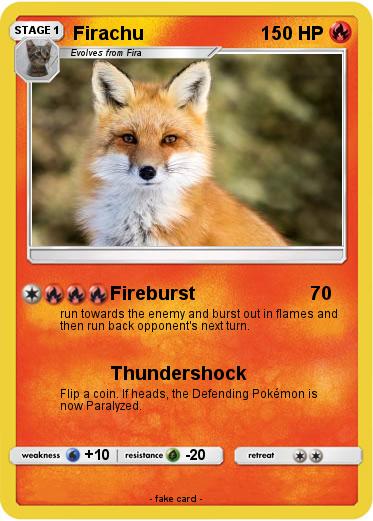 Pokémon Firachu - Fireburst - My Pokemon Card