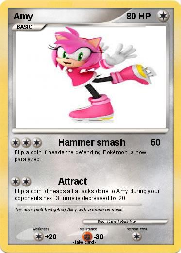 Pokémon Amy 581 581 - Hammer smash - My Pokemon Card