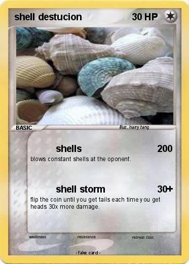 Pokémon shell destucion - shells - My Pokemon Card