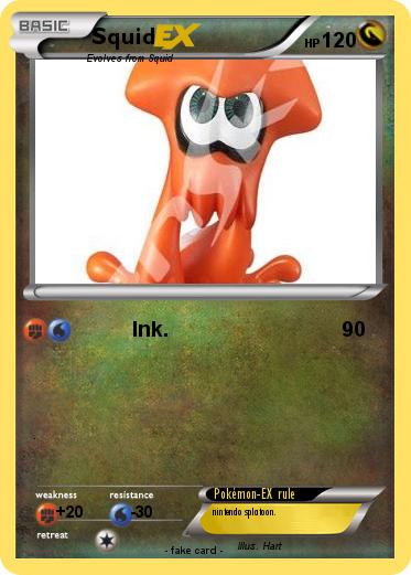 Pokémon Squid 537 537 - Ink. - My Pokemon Card