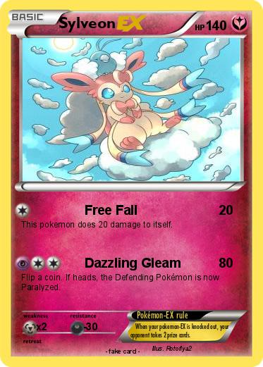 Pokémon Sylveon 700 700 - Free Fall - My Pokemon Card