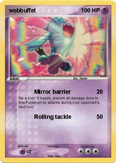 Pokémon wobbuffet 91 91 - Mirror barrier - My Pokemon Card