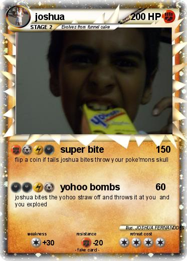 Pokémon joshua 182 182 - super bite - My Pokemon Card