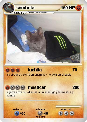 Pokémon sombrita - luchita - My Pokemon Card