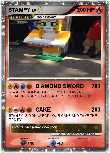 Pokémon STAMPY 327 327 - DIAMOND SWORD - My Pokemon Card