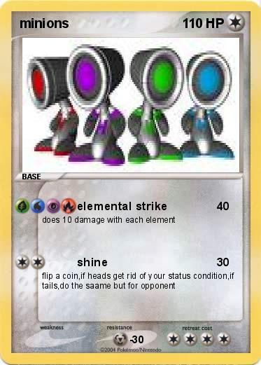 Pokémon minions 1 1 - elemental strike - My Pokemon Card
