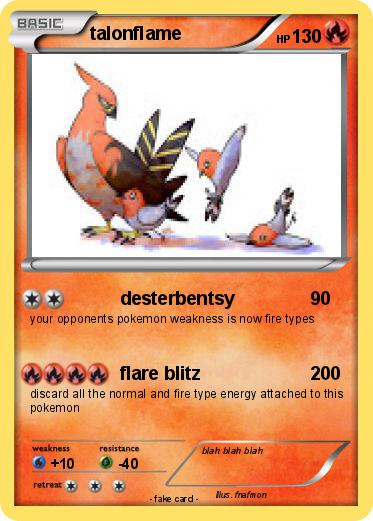 Pokémon talonflame 85 85 - desterbentsy - My Pokemon Card