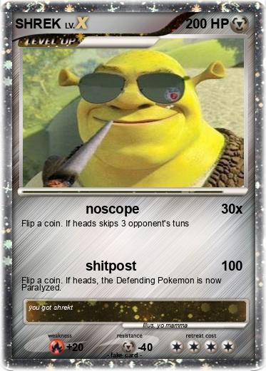 Pokémon SHREK 2758 2758 - noscope - My Pokemon Card