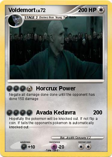 Pokémon Voldemort 561 561 - Horcrux Power - My Pokemon Card