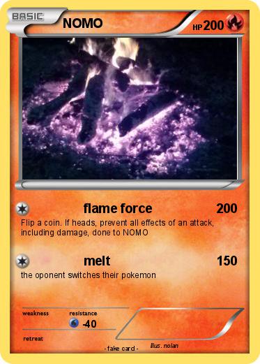 Pokémon NOMO 1 1 - flame force - My Pokemon Card