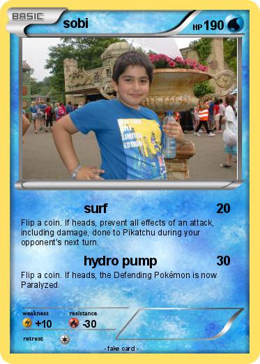 Pokémon sobi 2 2 - surf - My Pokemon Card