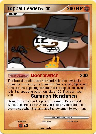 Pokémon Toppat Leader - Door Switch - My Pokemon Card
