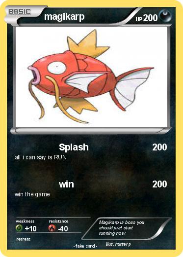 Pokémon magikarp 1044 1044 - Splash - My Pokemon Card
