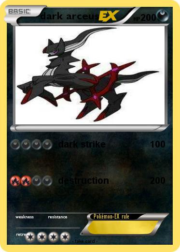 Pokémon dark arceus 326 326 - dark strike - My Pokemon Card