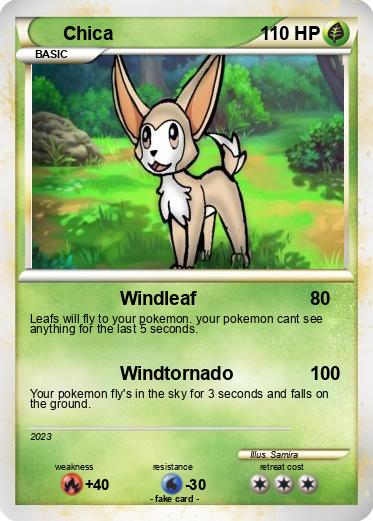 Pokémon Chica 982 982 - Windleaf - My Pokemon Card