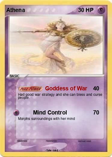 Pokémon Athena 348 348 - Goddess of War - My Pokemon Card
