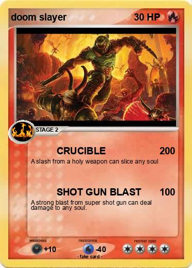 Pokémon doom slayer 21 21 - CRUCIBLE - My Pokemon Card