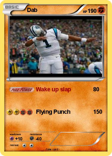 Pokémon Dab 36 36 - Wake up slap - My Pokemon Card