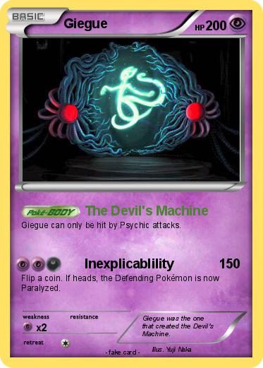 Pokémon Giegue 7 7 - The Devil's Machine - My Pokemon Card