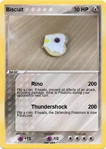 Pokémon Biscuit 76 76 - Rino - My Pokemon Card