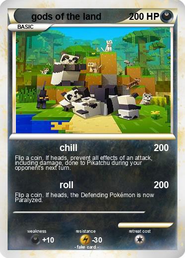 Pokémon gods of the land - chill - My Pokemon Card