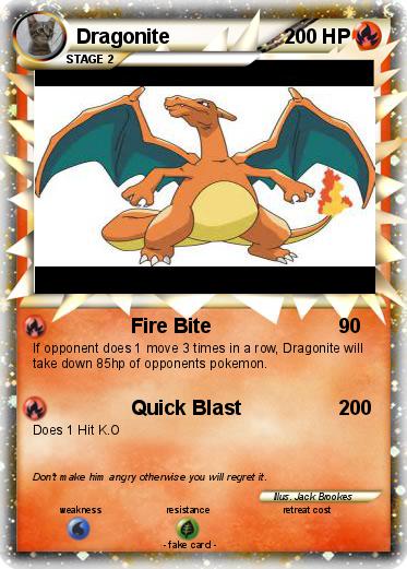Pokémon Dragonite 931 931 - Fire Bite - My Pokemon Card