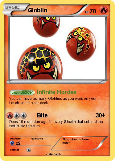 Pokémon Globlin - Infinite Hordes - My Pokemon Card