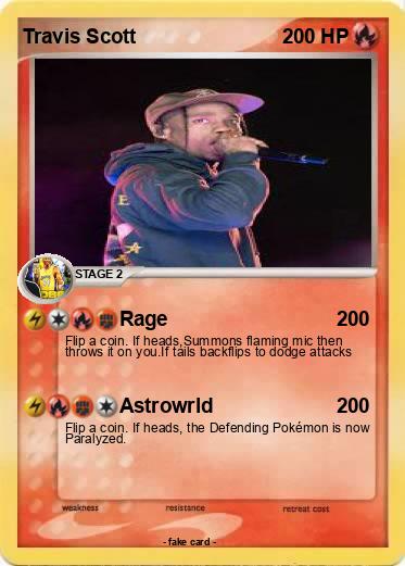 Pokémon Travis Scott 78 78 - Rage - My Pokemon Card