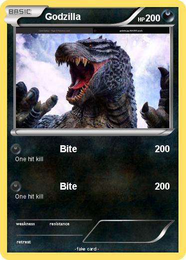 Pokémon Godzilla 2191 2191 - Bite - My Pokemon Card