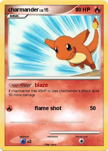 Pokémon charmander 1311 1311 - blaze - My Pokemon Card