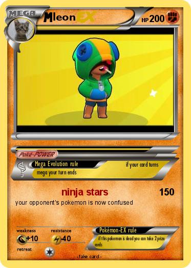 Pokémon leon 642 642 - ninja stars - My Pokemon Card
